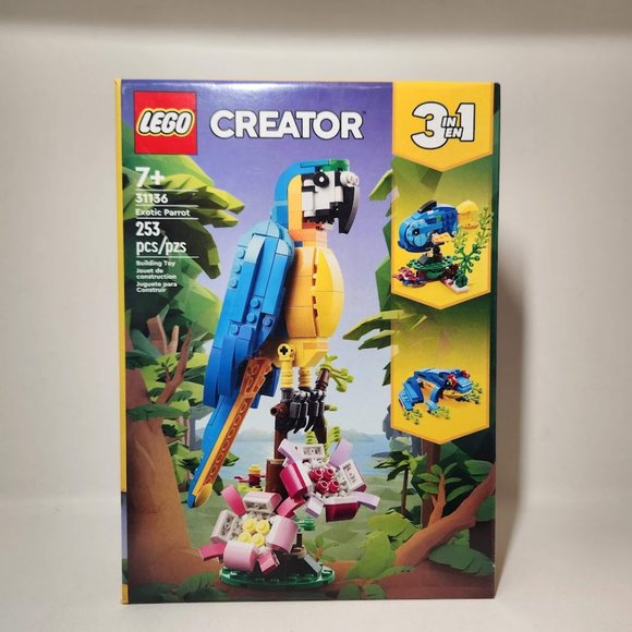 Lego | Toys | Lego Creator 3in Exotic Parrot Macaw Fish Frog Lego Set ...